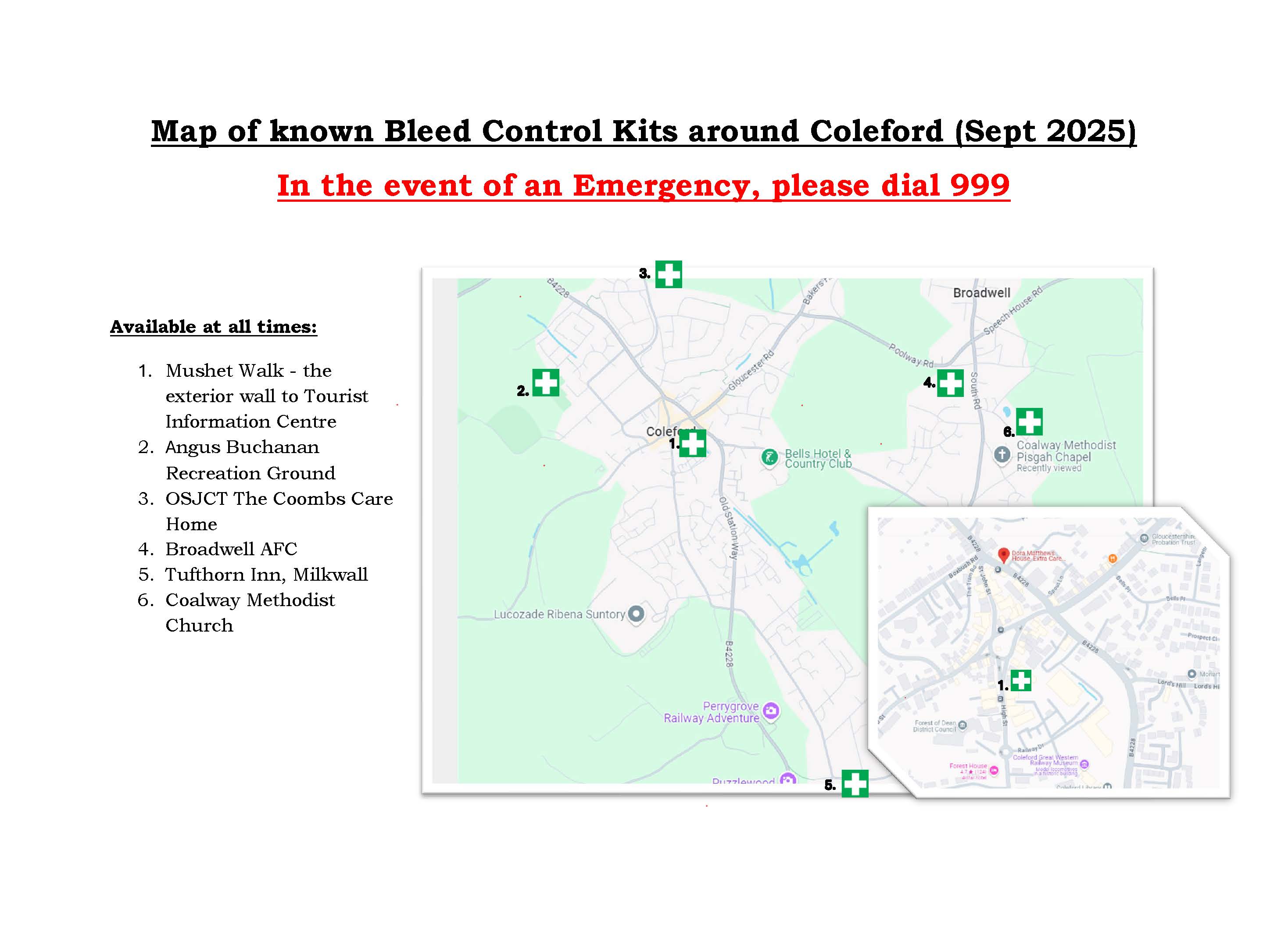 Emergencies - colefordtowncouncil.gov.uk